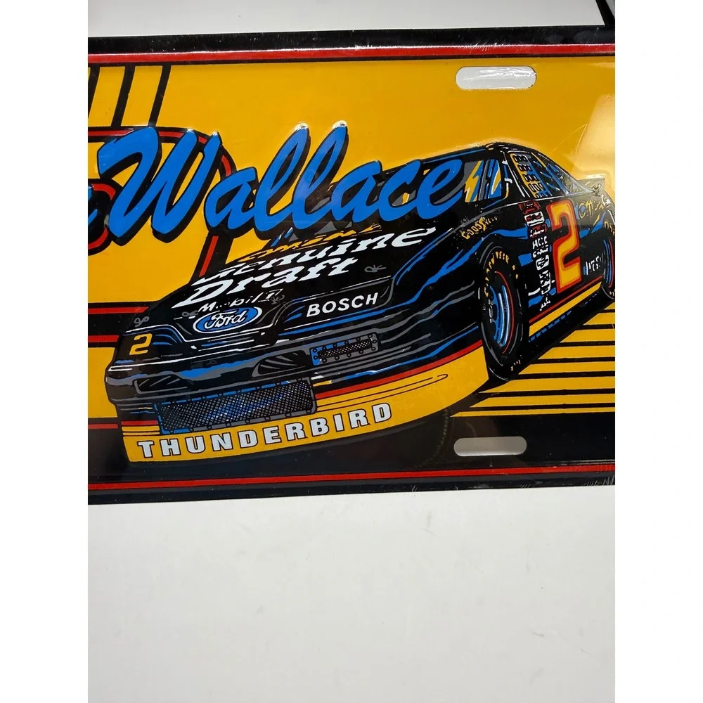Other | Rusty Wallace 2 Miller Genuine Draft Ford Thunderbird Metal ...